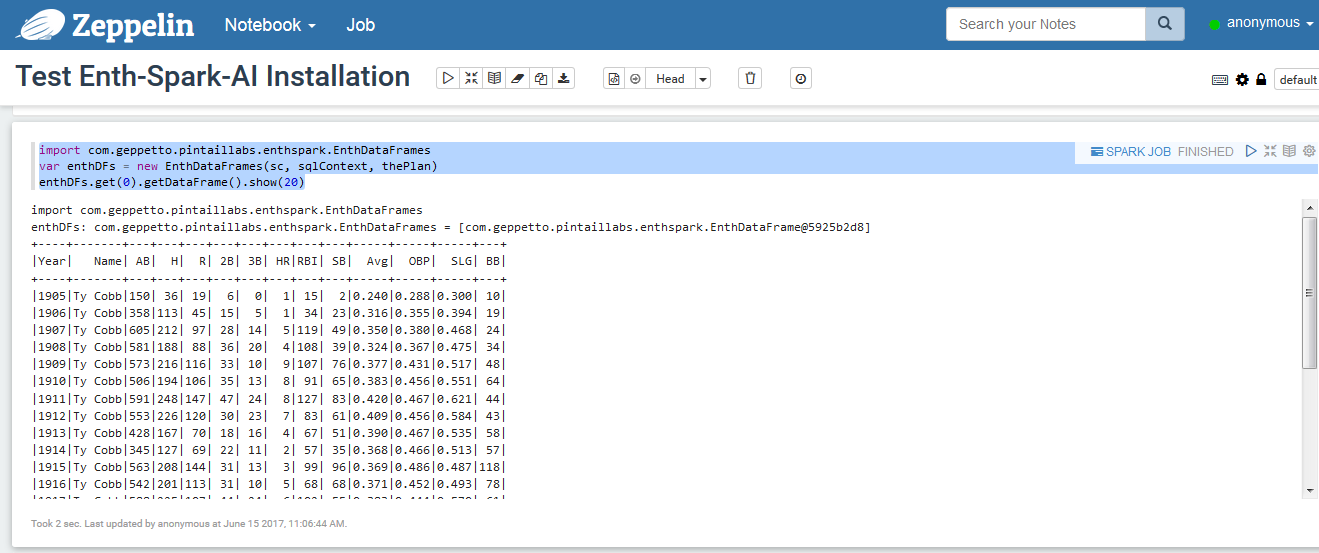 GitHub - Enth/zeppelin-notebooks: Gallery of Apache Zeppelin notebooks using Enth-Spark-AI.
